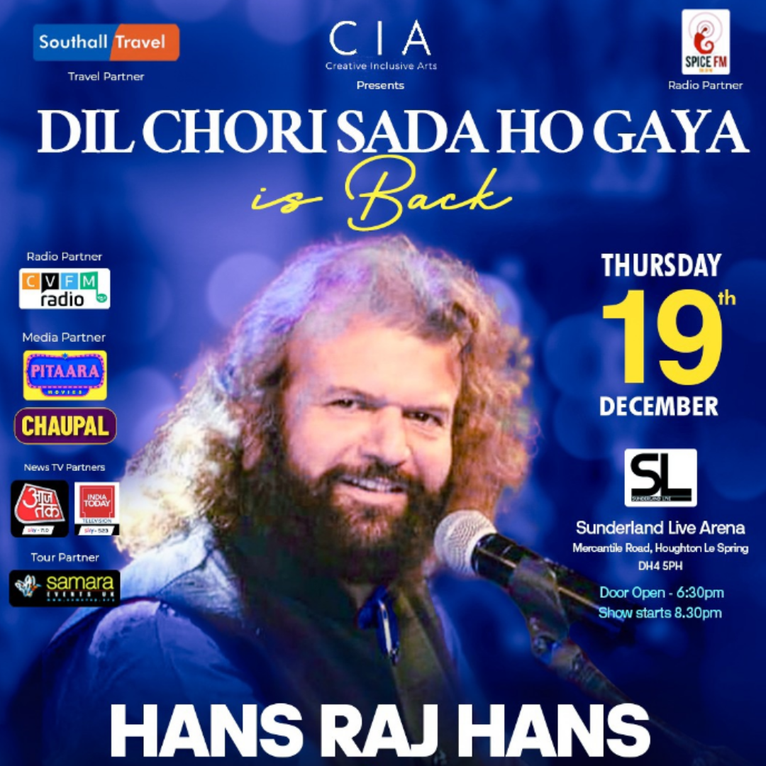 Hans Raj Hans Live In Concert - SUNDERLAND LIVE